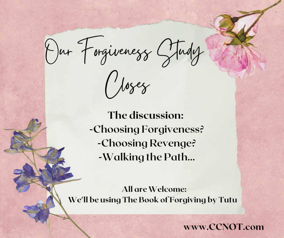 Thank You: Forgiveness Discussions – Community Church of North Orange ...