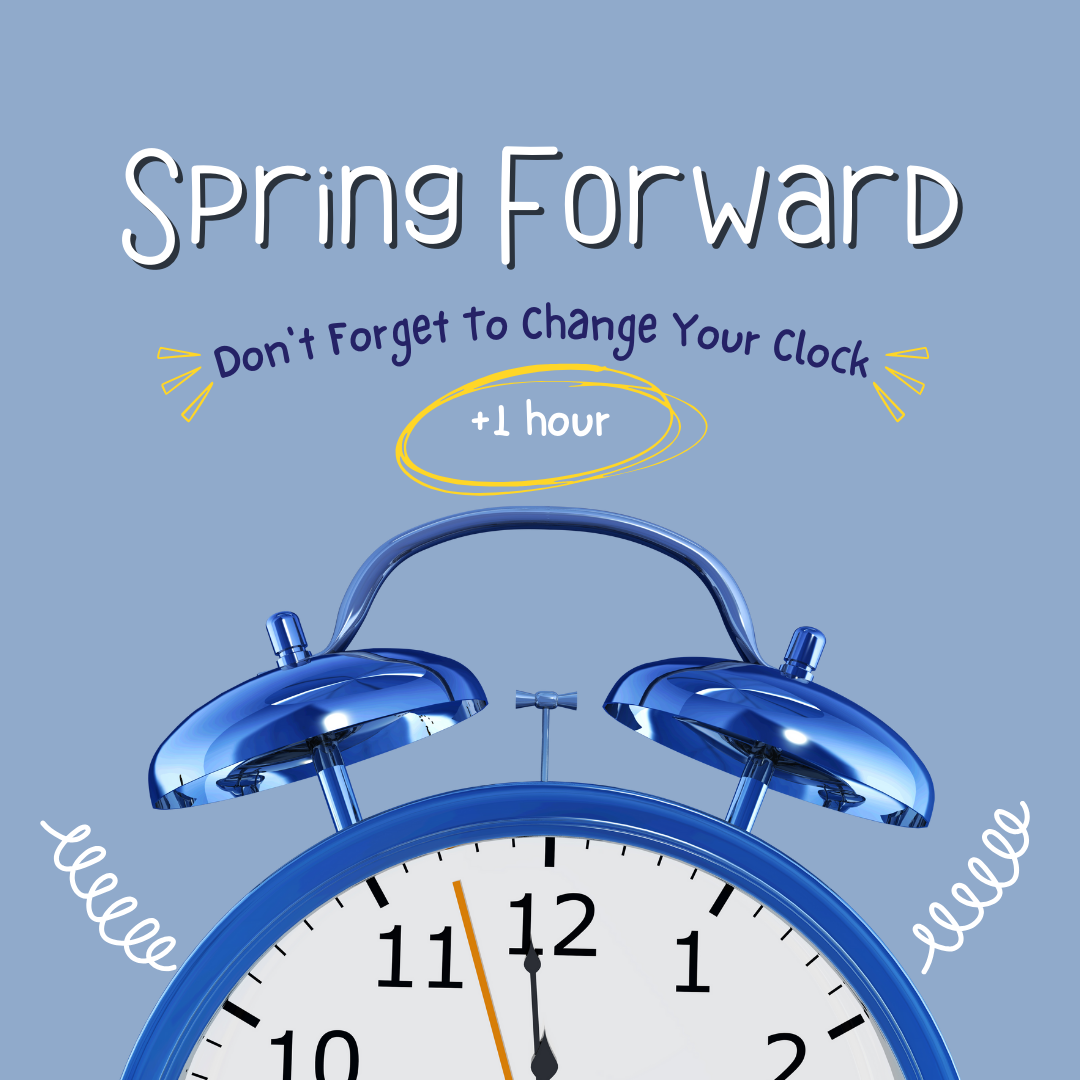 Time Change: Friendly Reminder – Community Church of North Orange & Tully